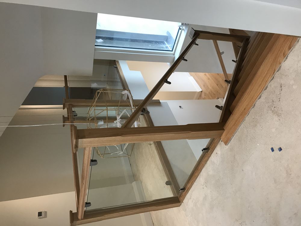 Glass Banisters Dublin - Custom Design Specialists - Woodstyle.ie ...