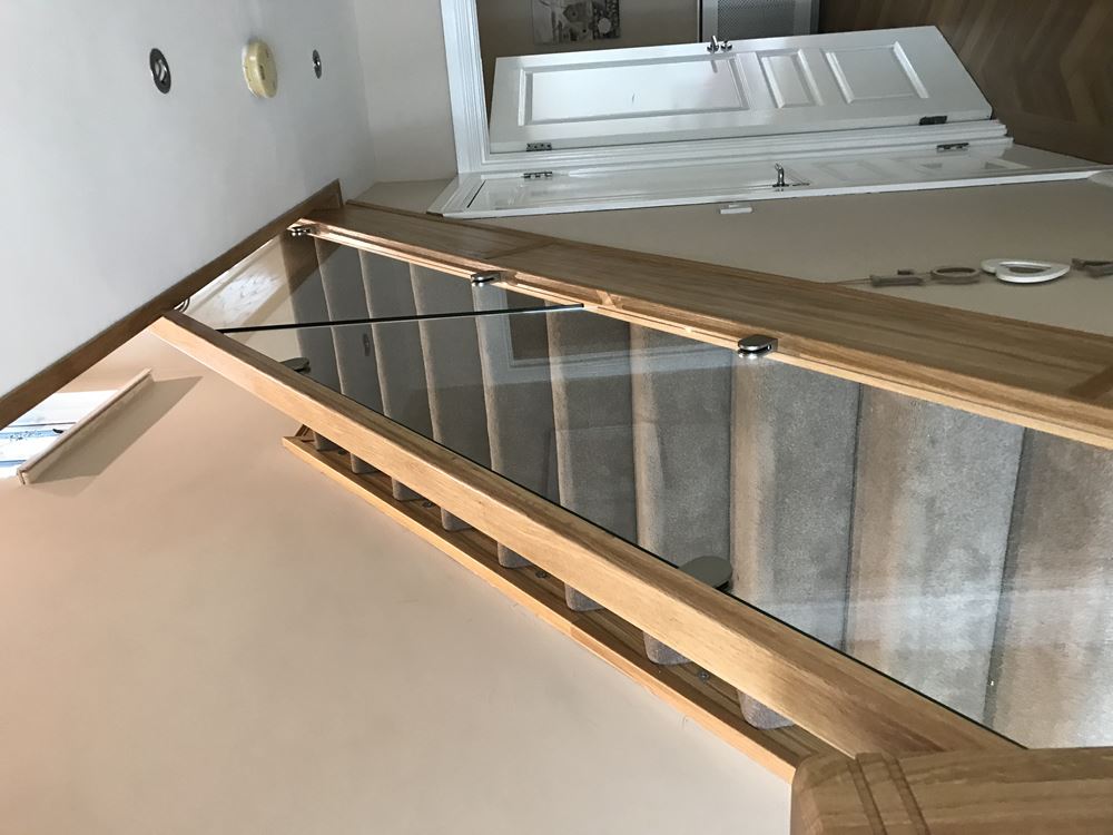 Glass Banisters Dublin - Custom Design Specialists - Woodstyle.ie ...